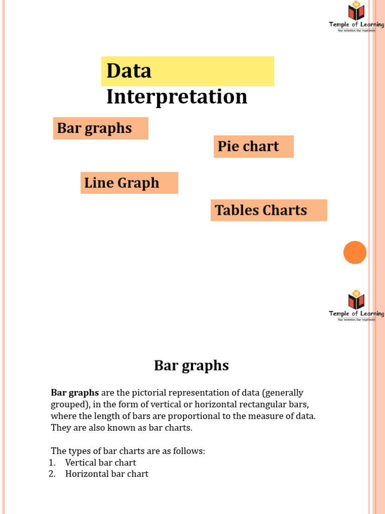 Data Interpretation PPT (1) | PDF | Pie Chart | Chart