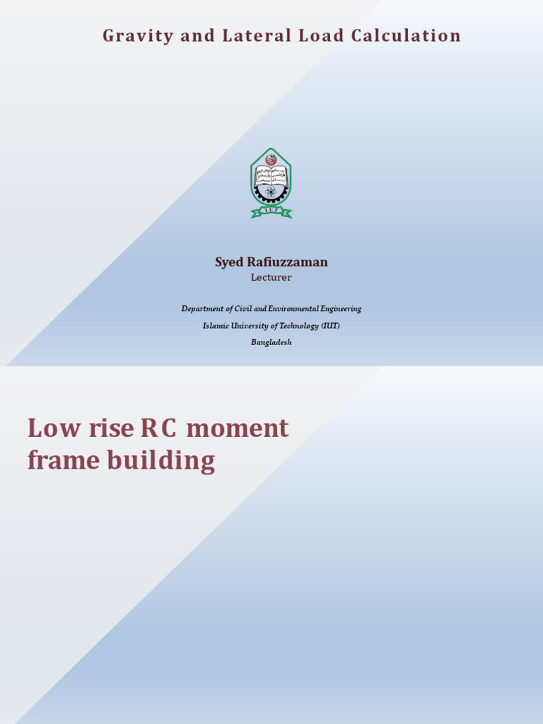 Lateral Load Calculation | PDF | Beam (Structure) | Force