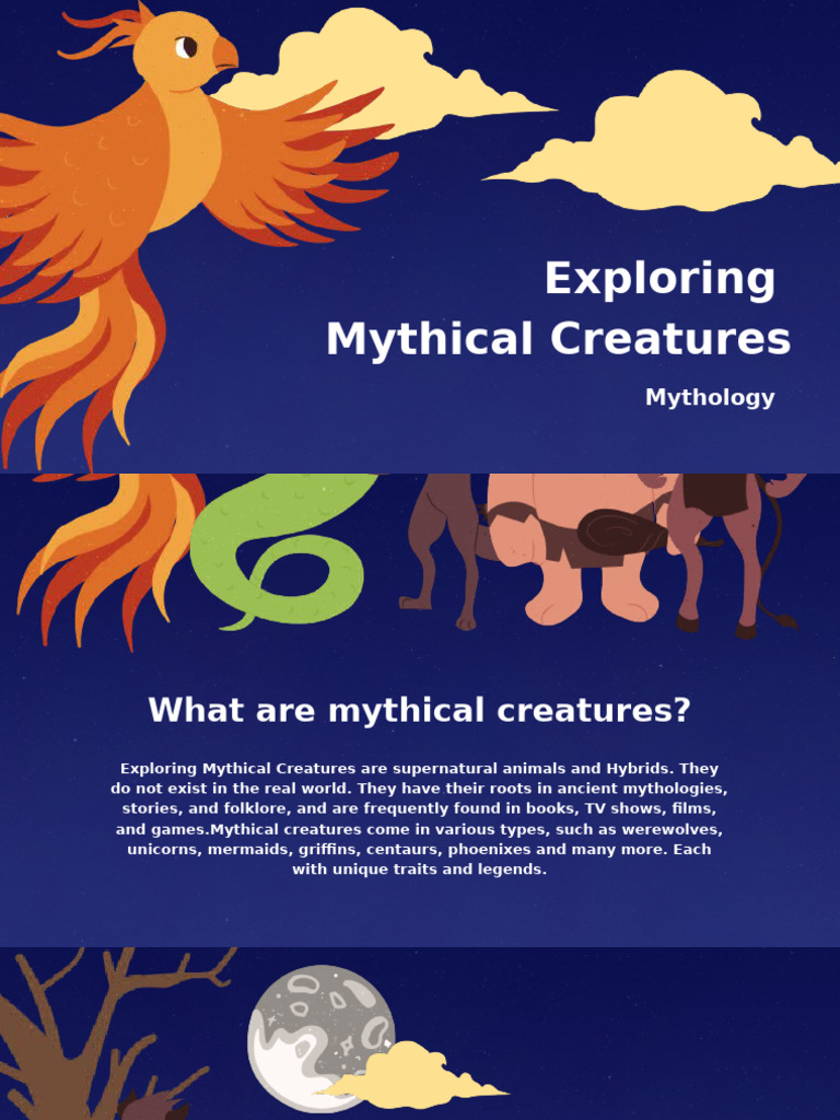 Mythical Creatures Presentation | PDF | Werewolves | Unicorn