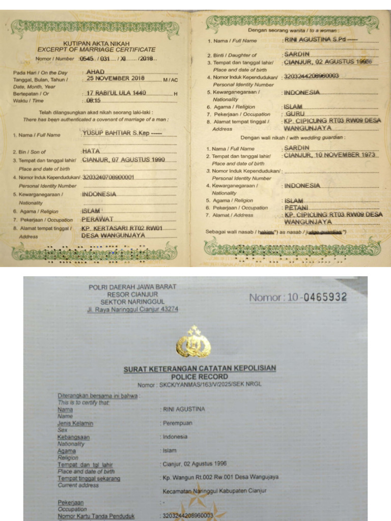 Surat Nikah | PDF