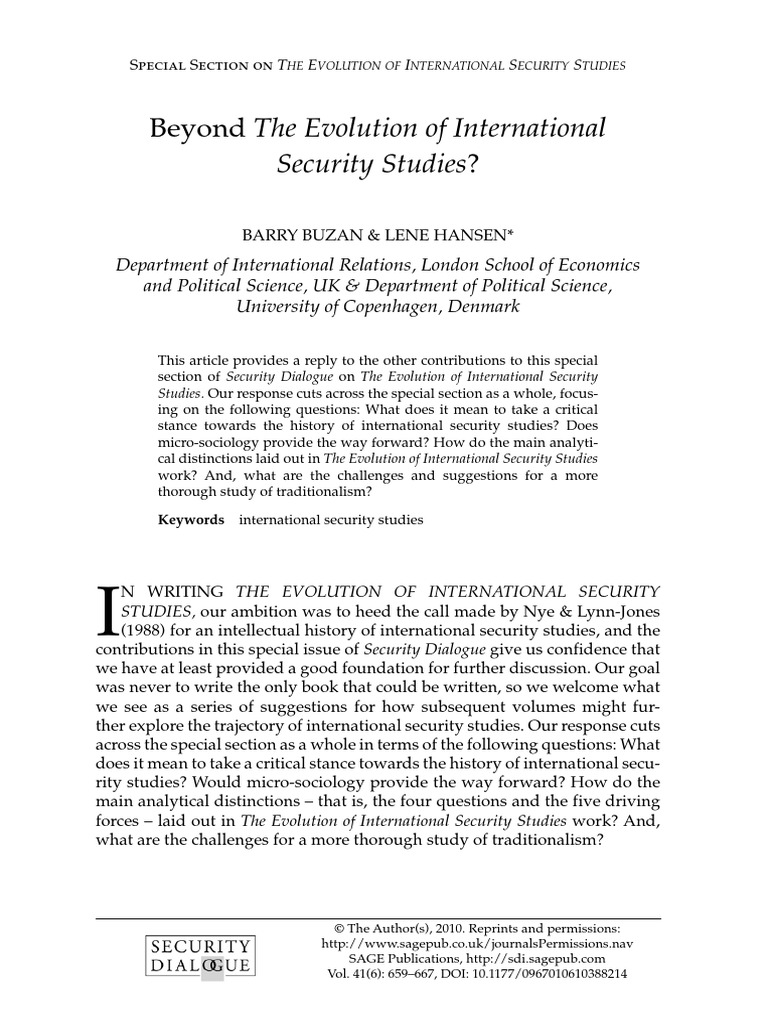 Barry Buzan Beyond The Evolution of International | PDF | Policy ...
