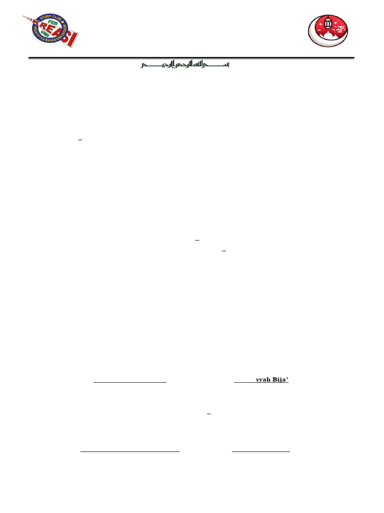 001 Permohonan Rekomendasi BUKBER | PDF