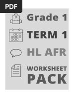 GRADE 1 - Afrikaans | PDF