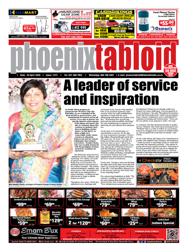 EPaper Phoenix Tabloid 29 April 2025 | PDF | Foods | Cuisine