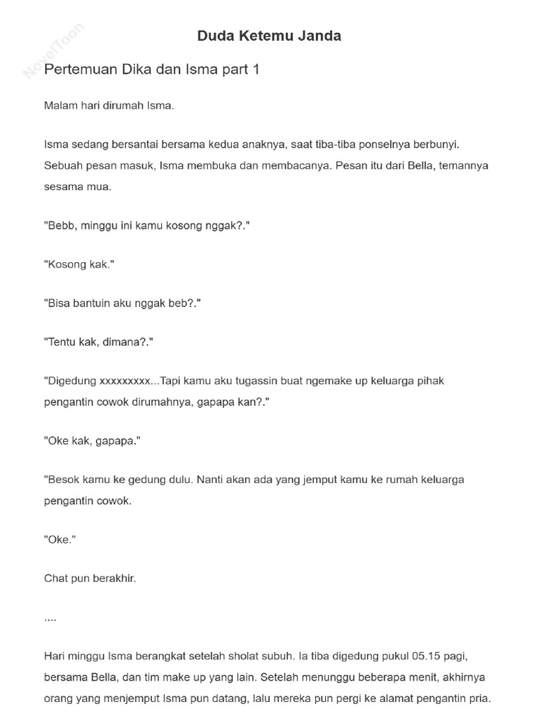 Duda Ketemu Janda | PDF