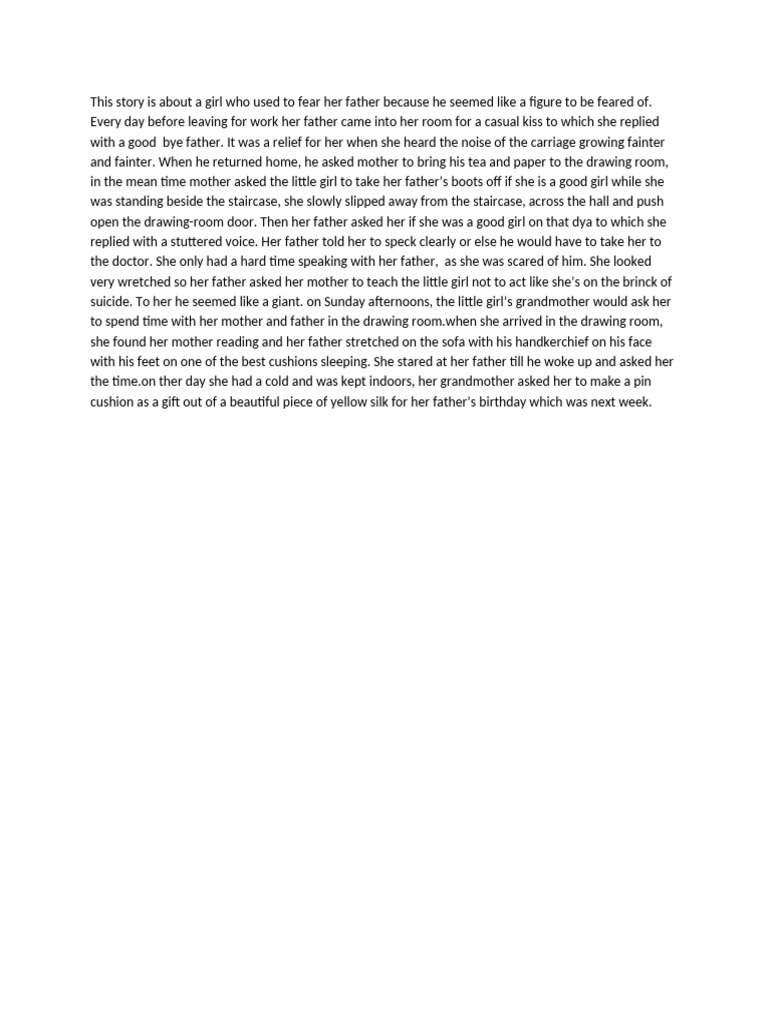 The Little Girl | PDF