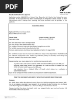 INZ 1224 Visitor Visa Declaration Form | PDF | Travel Visa | Immigration