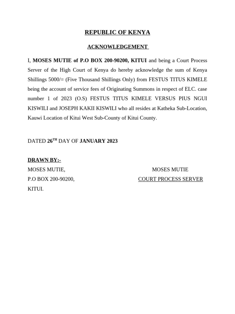 Affidavit Mention Notice 4 | PDF