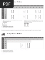 WIDELINE Awning Window Standard Size | PDF | Window | Building Technology