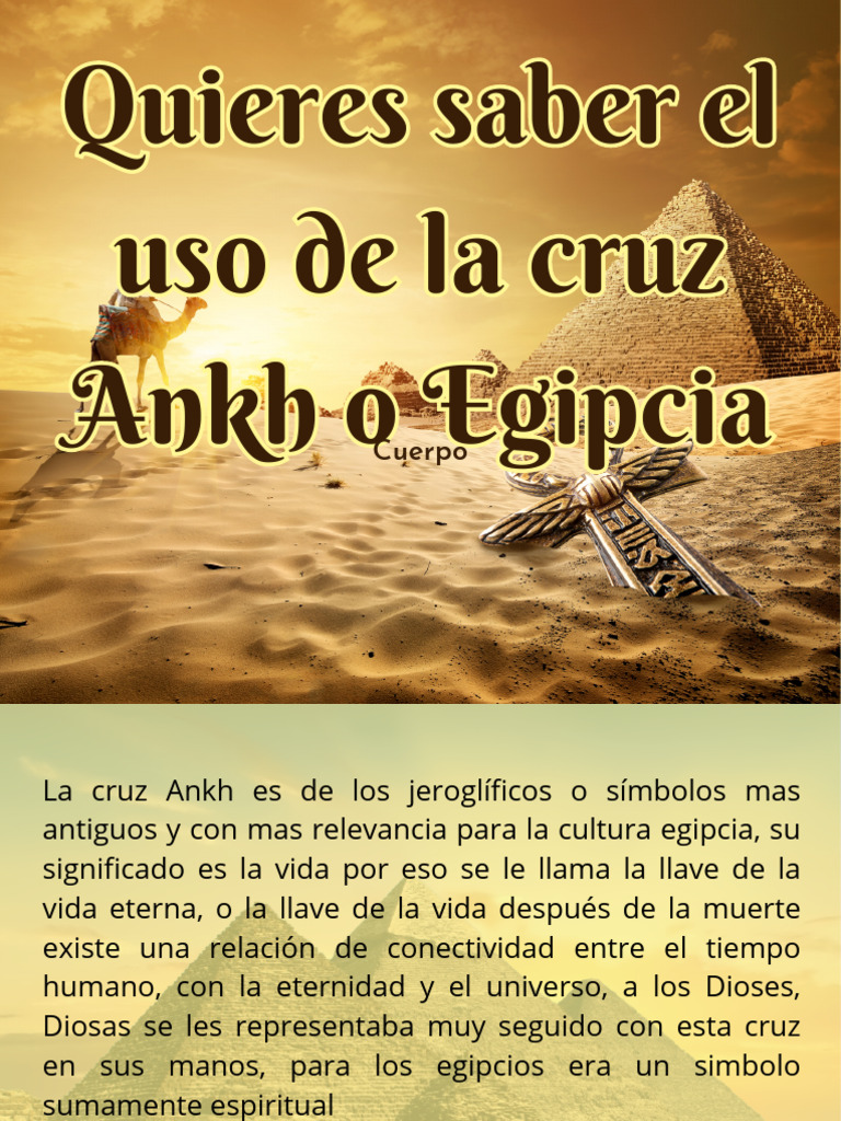 Quieres Saber El Uso de La Cruz Ankh | PDF