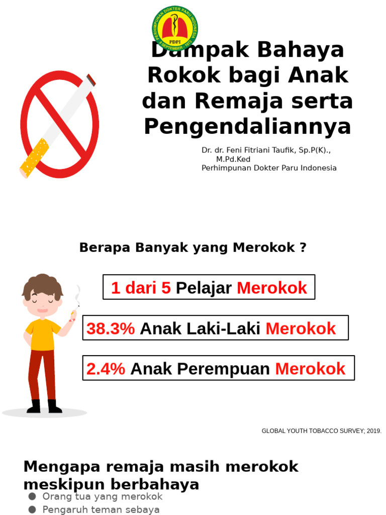 Dampak Bahaya Rokok Pada Remaja Dan Pengendaliannya | PDF