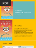 'Life of Pi' Practice Contextuals | PDF