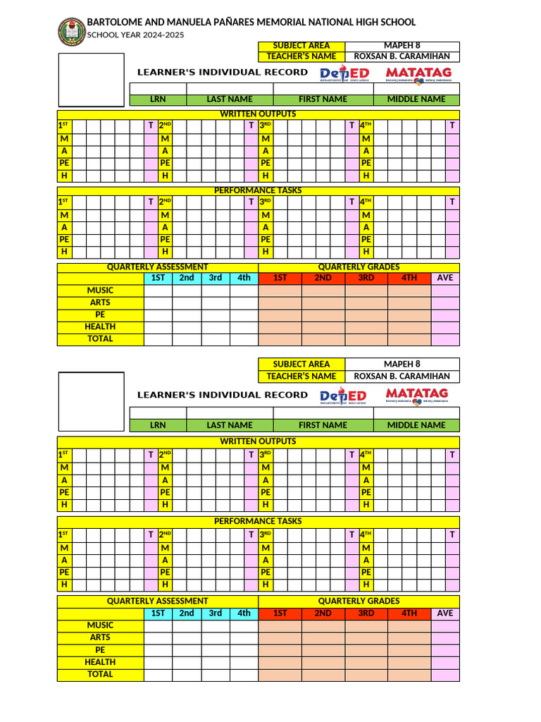 Class Record and Attendance | PDF