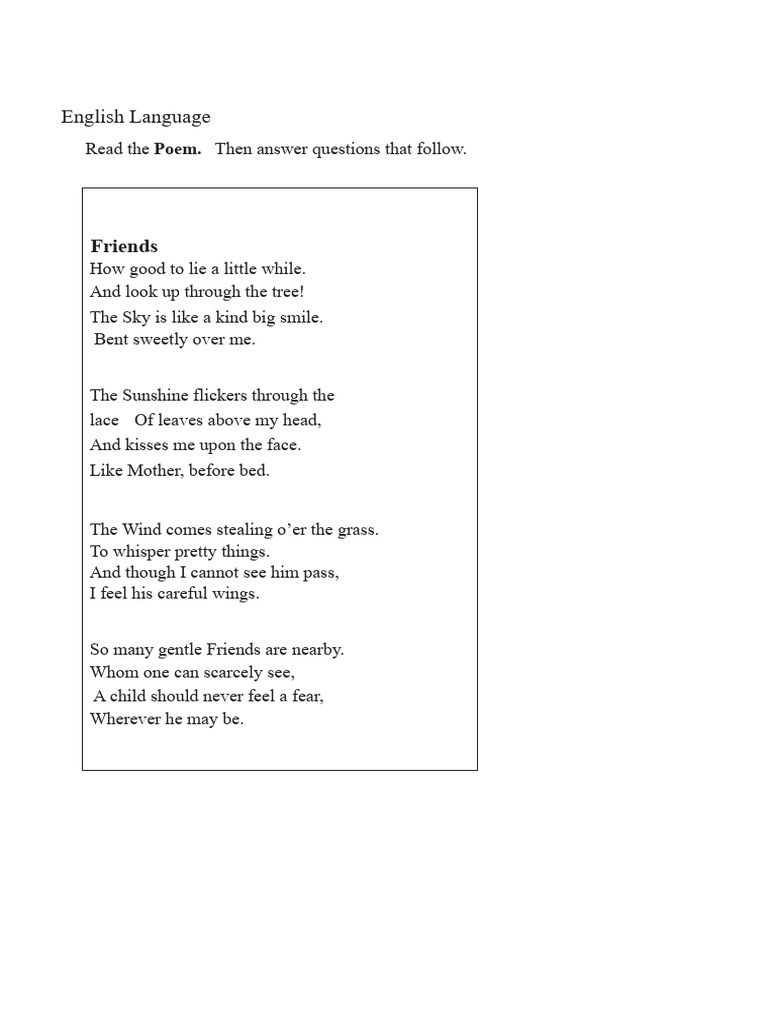 Poem Analysis and Creative Writing Exercises | PDF | Linguistics | Grammar