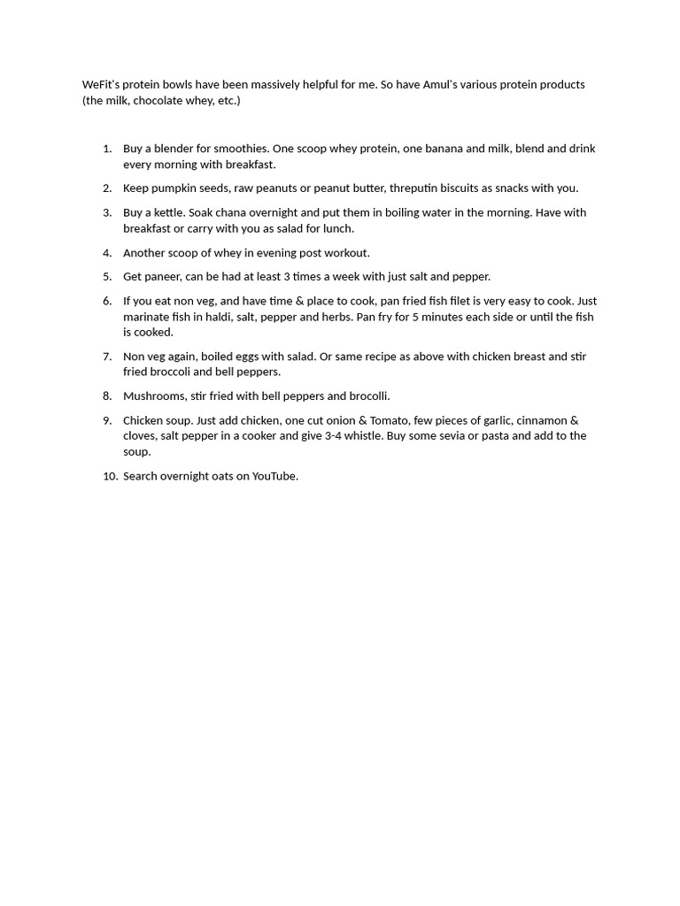 Protein Intake | PDF