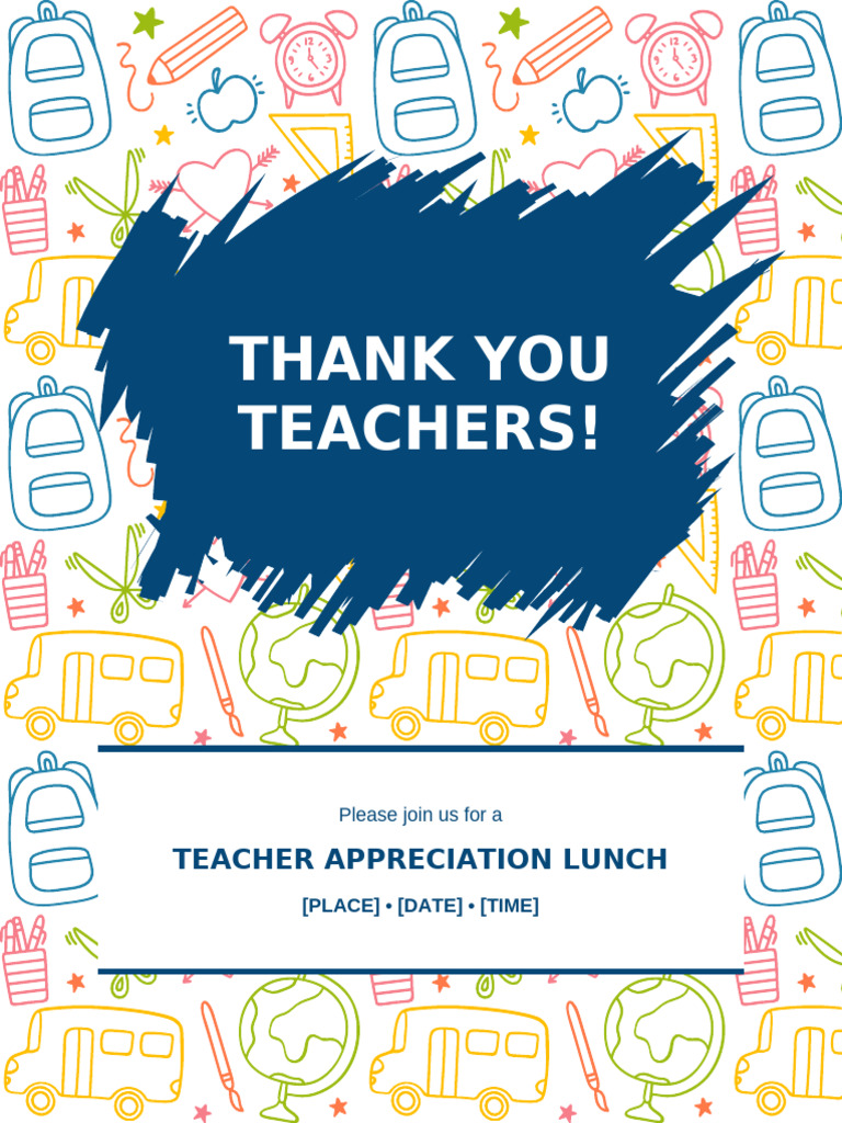 Teacher Appreciation Flyer | PDF