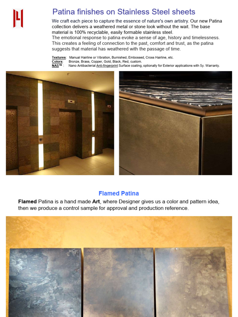 1 Patina Finishes On Stainless Steel | PDF