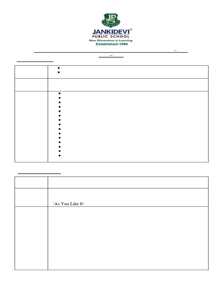 STD Viii - First Term Portion For The Academic Year 2025 2026-1-3 | PDF | Verb | Linguistics