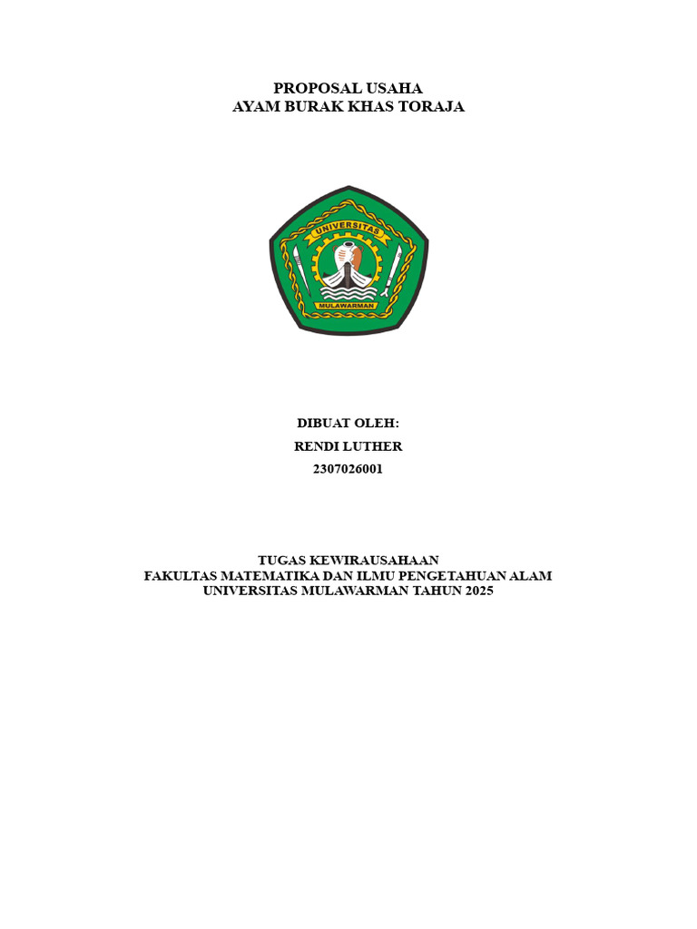 Peluang Usaha Ayam Burak Toraja | PDF