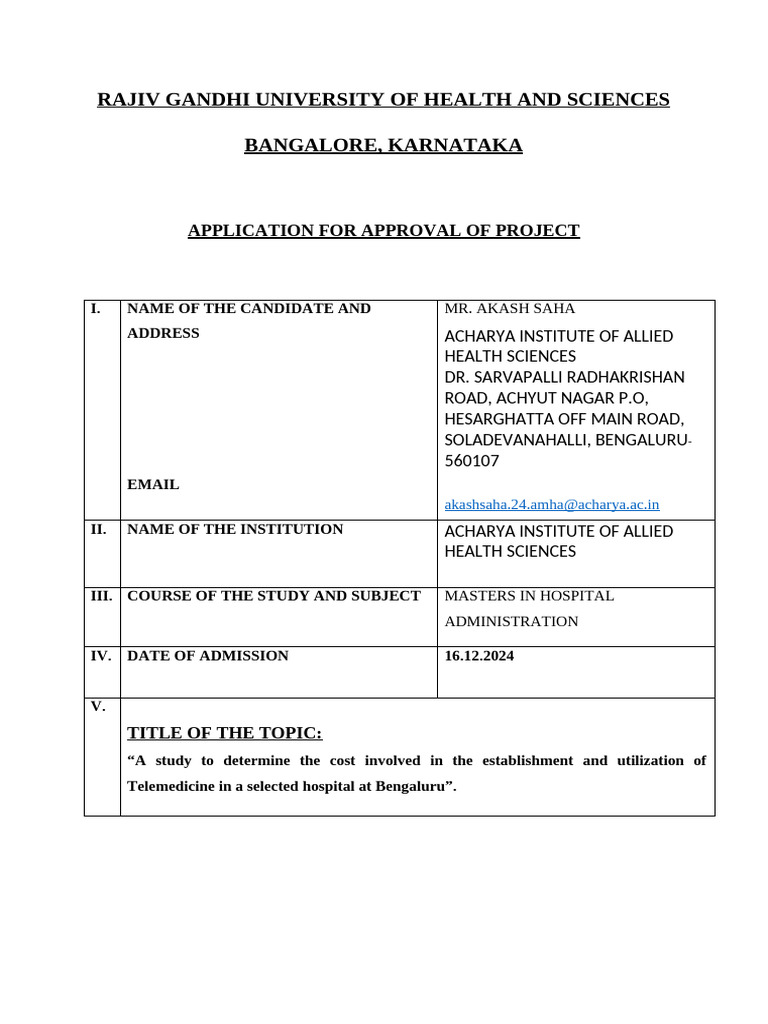 Akash Saha Research Paper | PDF | Medicine | Health Care