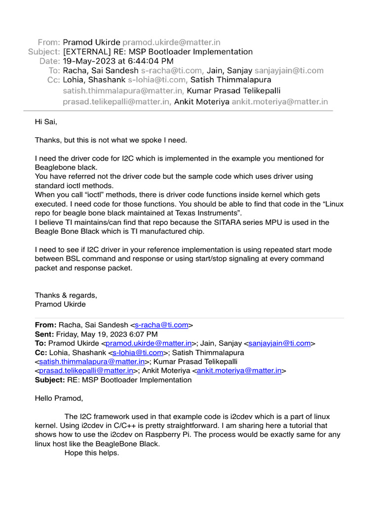 (EXTERNAL) RE MSP Bootloader Implementation | PDF | Device Driver | Operating System Technology