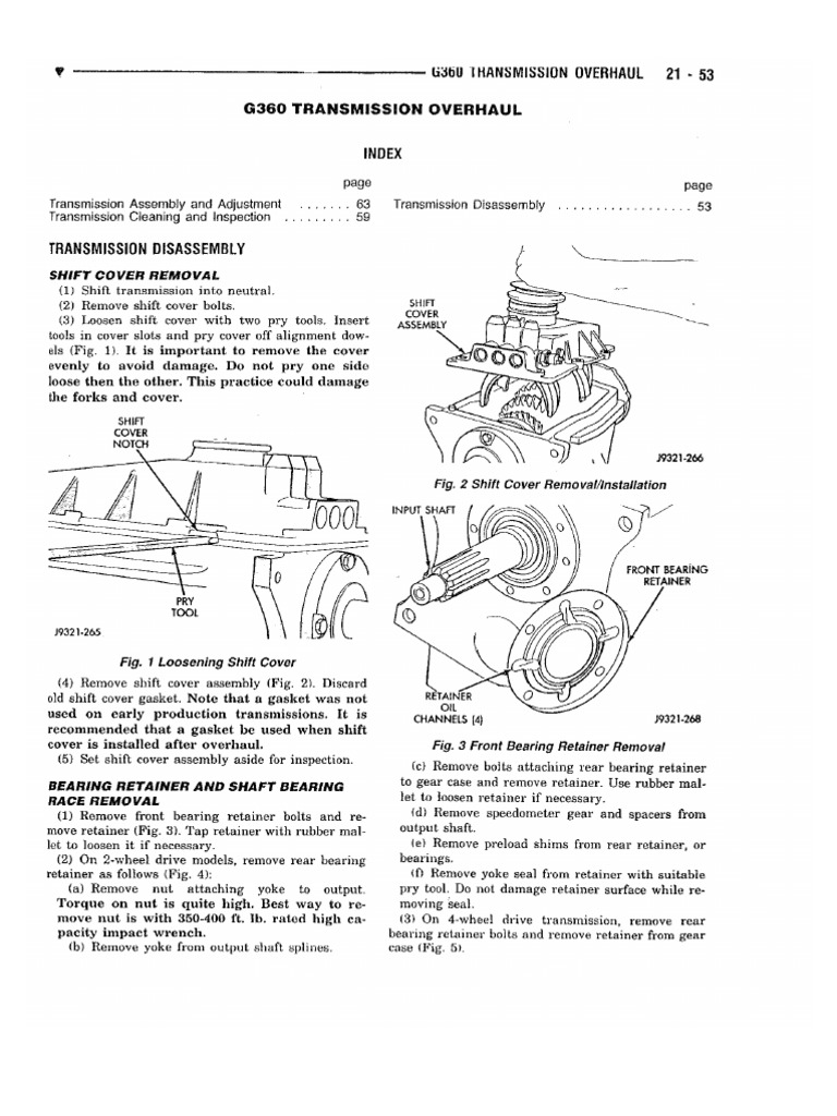 Getrag 360 Rebuild Manual | PDF