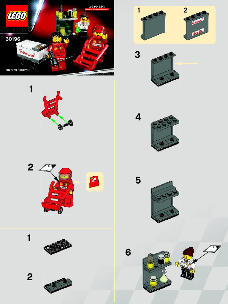 Lego Shell F1 Team Building Instruction | PDF