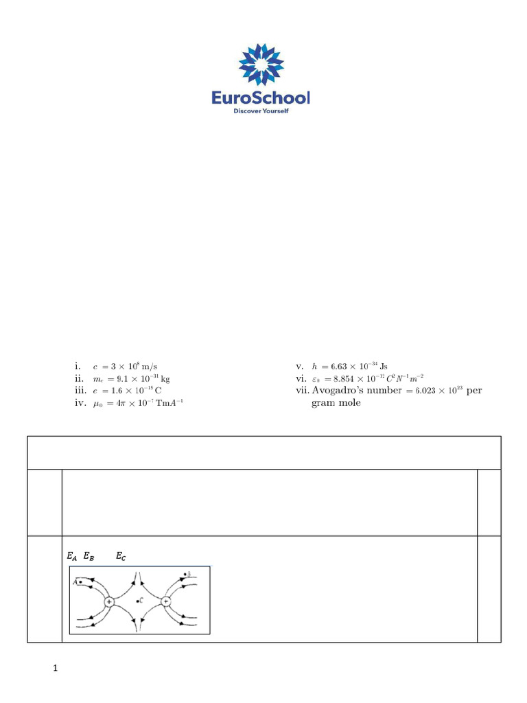 NC_PT1_ Gr12_PHYSICS_QP_2025-26 | PDF | Capacitor | Optics