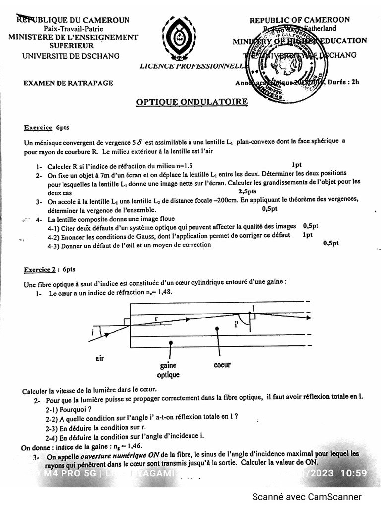 Optique Ondulatoire | PDF