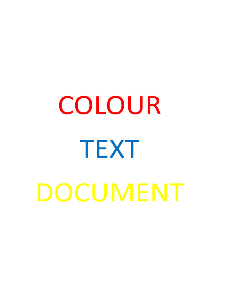 Colour | PDF