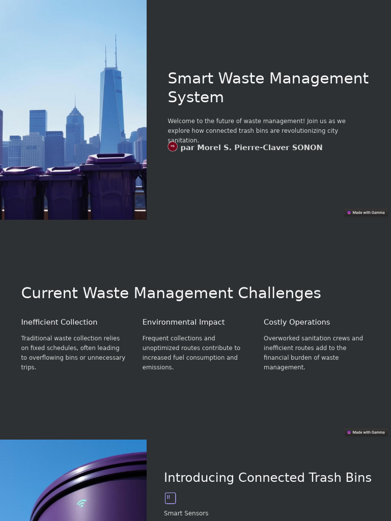 Smart Waste Management System | PDF | Waste Management | Waste
