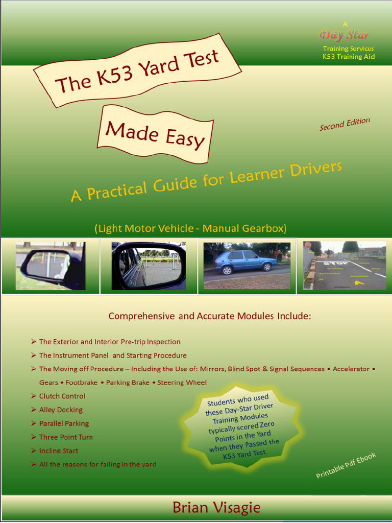 My Publications - The K53 Yard Test Made Easy (Preview) | PDF | Tire ...