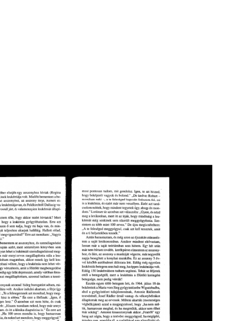 36 42.261022905 A Rak Es Leukemia Gyogyitasa Rudolf Breuss PDF | PDF