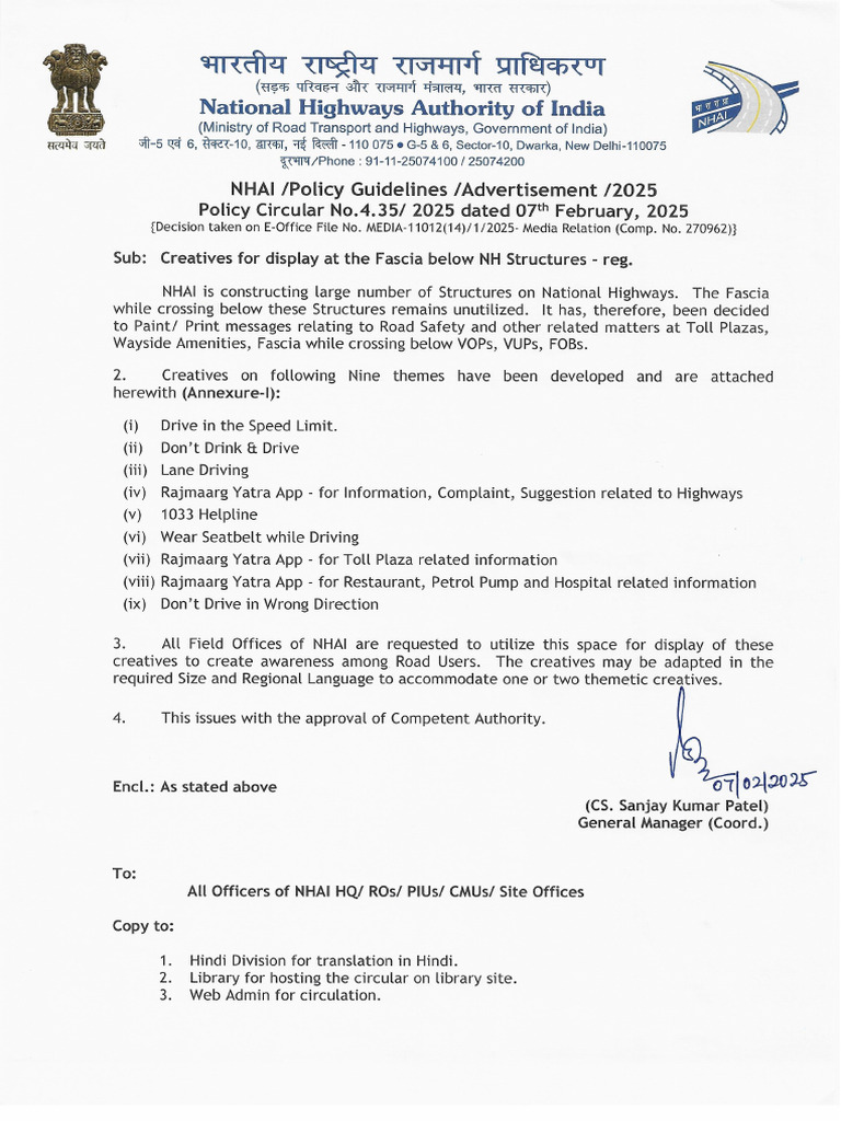 Policy Circular No. 4.35 | PDF