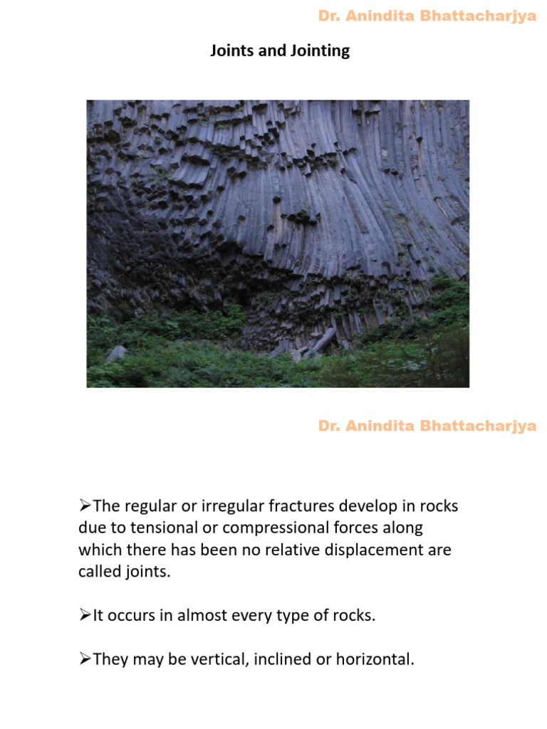 Mural Joints in Geology Explained | PDF | Rock (Geology) | Petrology
