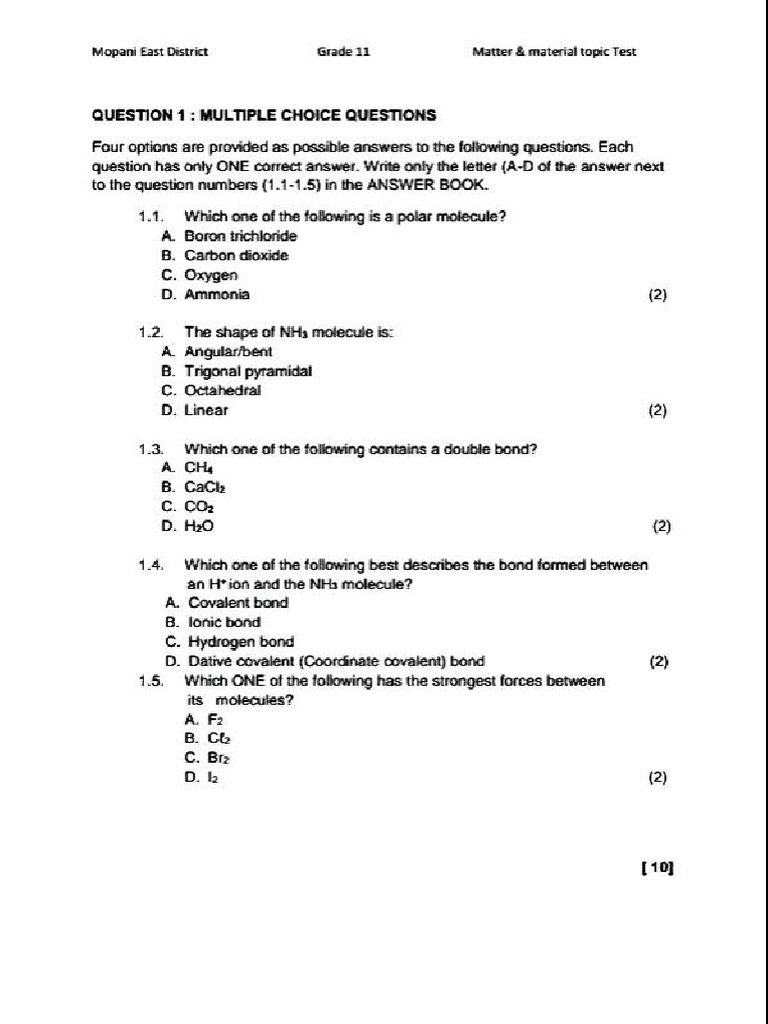 Physical Science p2 | PDF