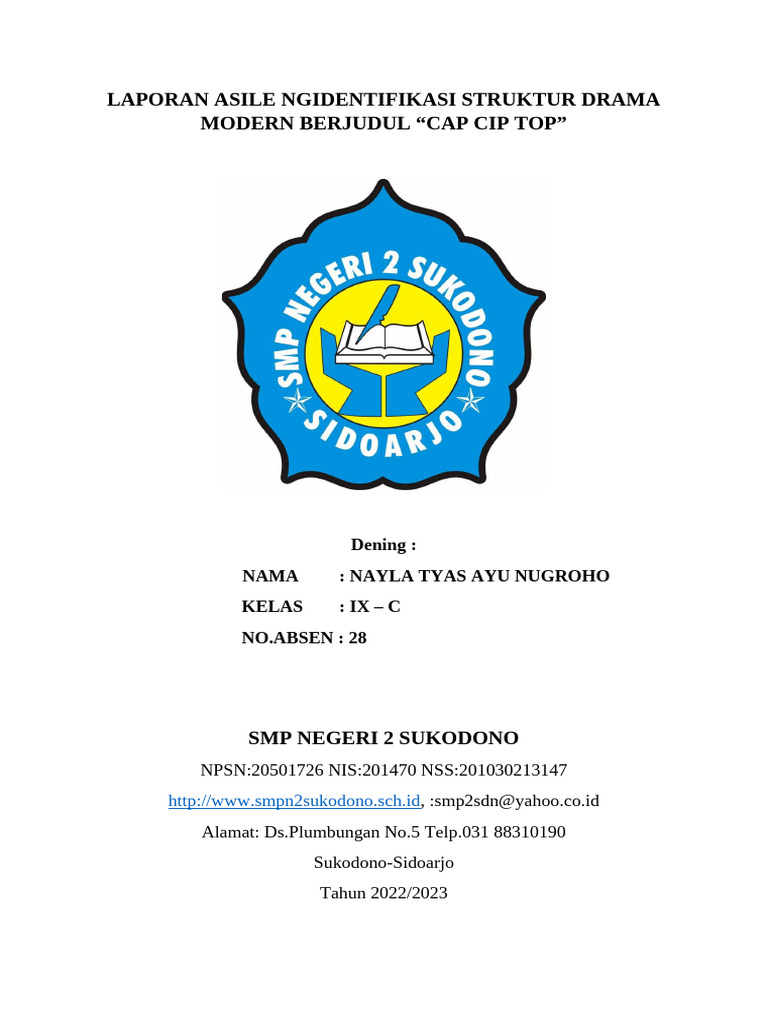 LPRN Penugasan Cap Cip Top Nay | PDF