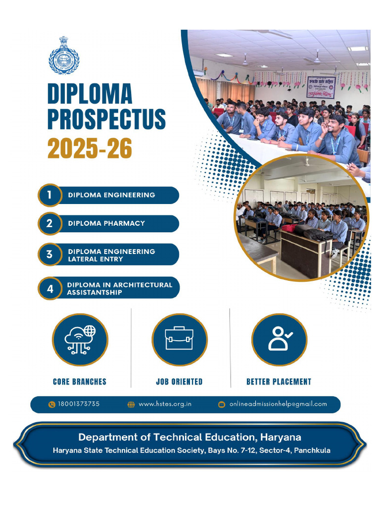 Diploma Prospectus 2025 | PDF | Curriculum | Vocational Education