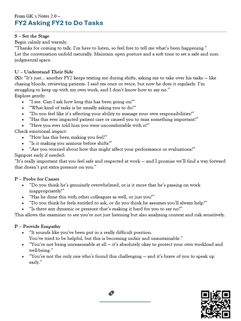 Managing FY2 Workload Challenges | PDF | Psychological Concepts ...
