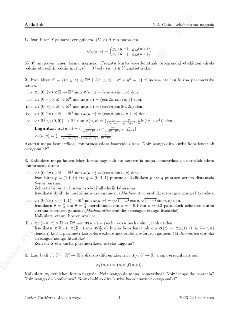 Kurbak 2. Gaia Ariketak II | PDF