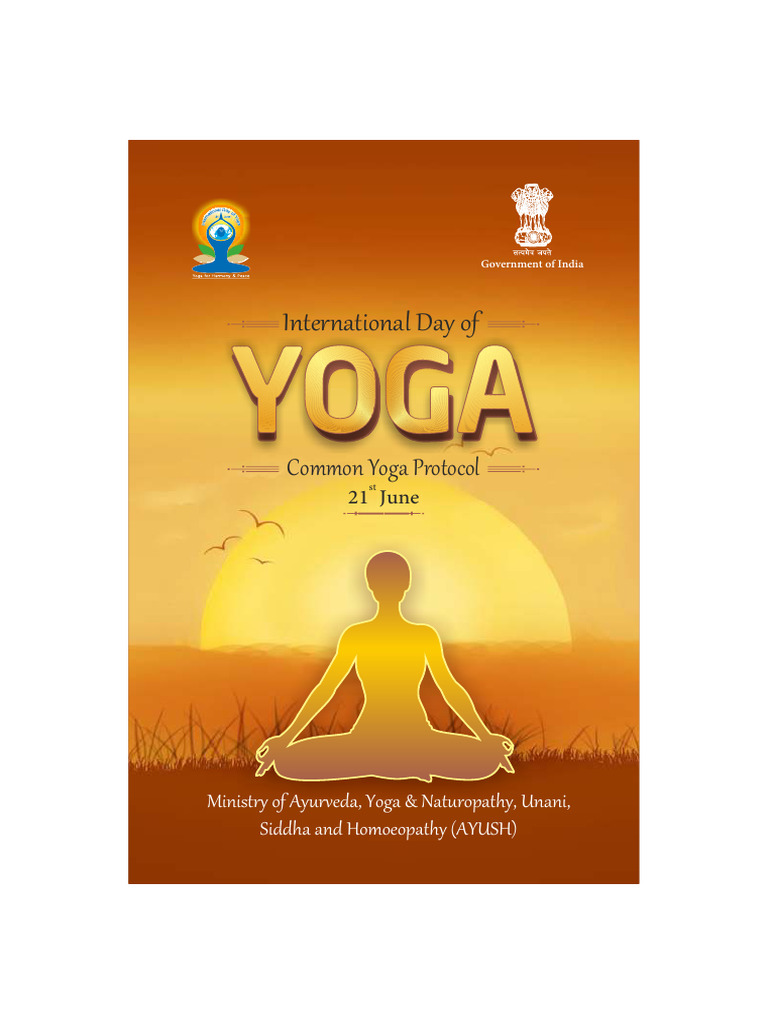 Yoga Protocol for International Day | PDF | Yoga | Hindu Prayer And ...