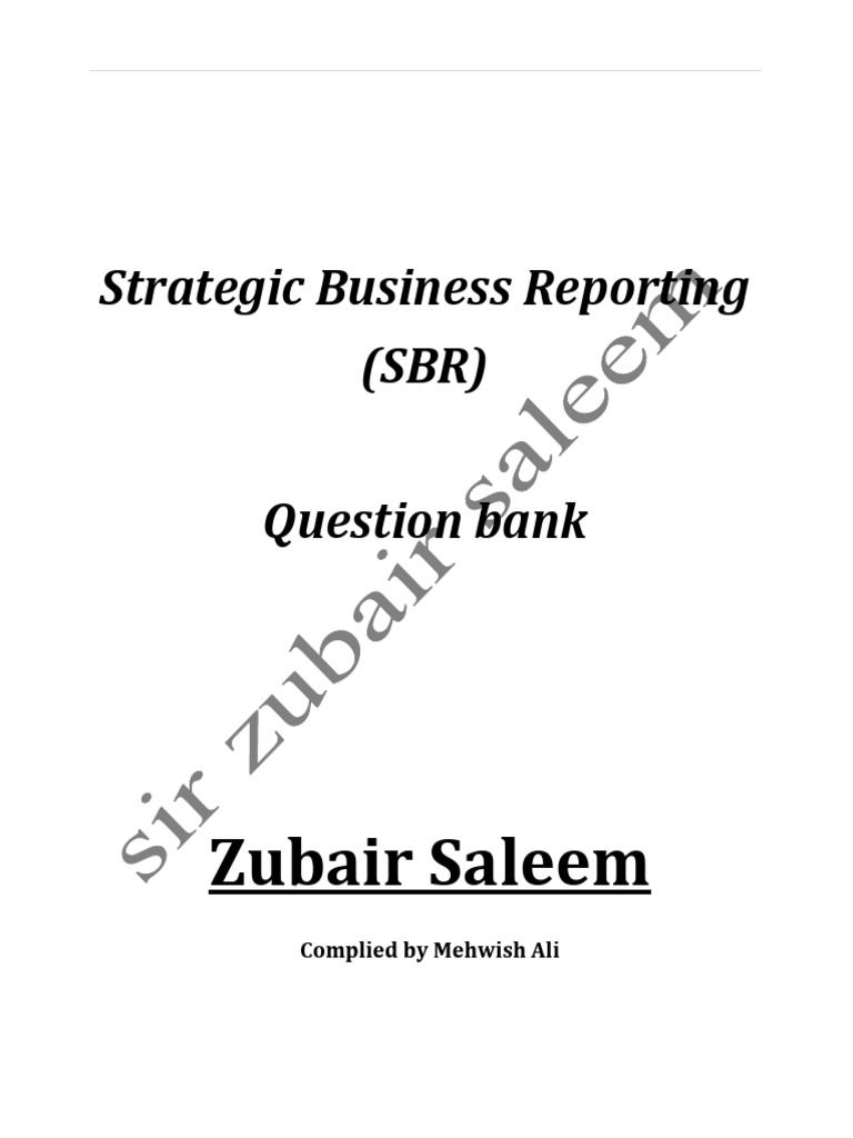 SBR Question Bank | PDF | Taxes | Pension