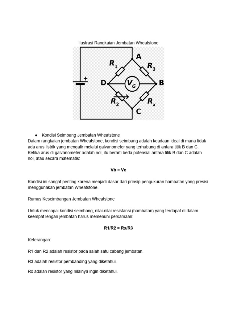 Jembatan Wheatstone | PDF
