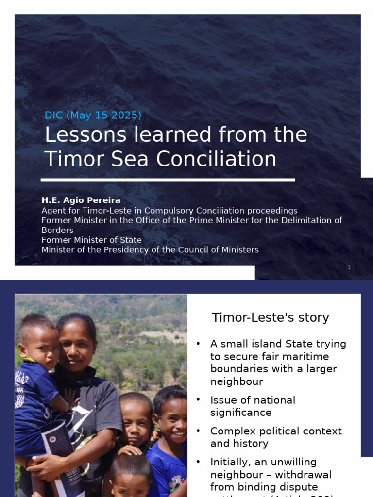 Lessons Learned From Timor Sea Conciliation | PDF | International ...