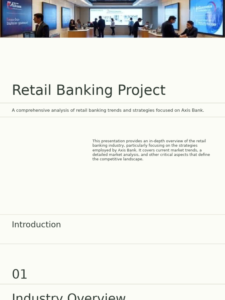 Retail Banking Project | PDF | Banks | Market (Economics)