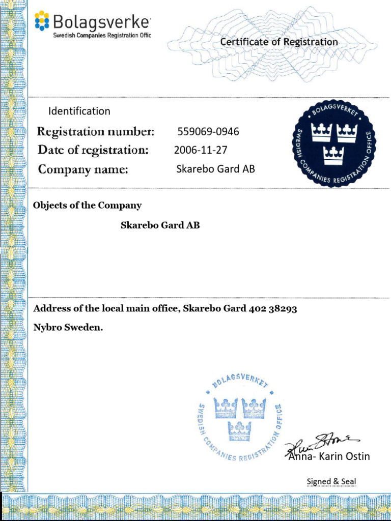 Company Reg | PDF