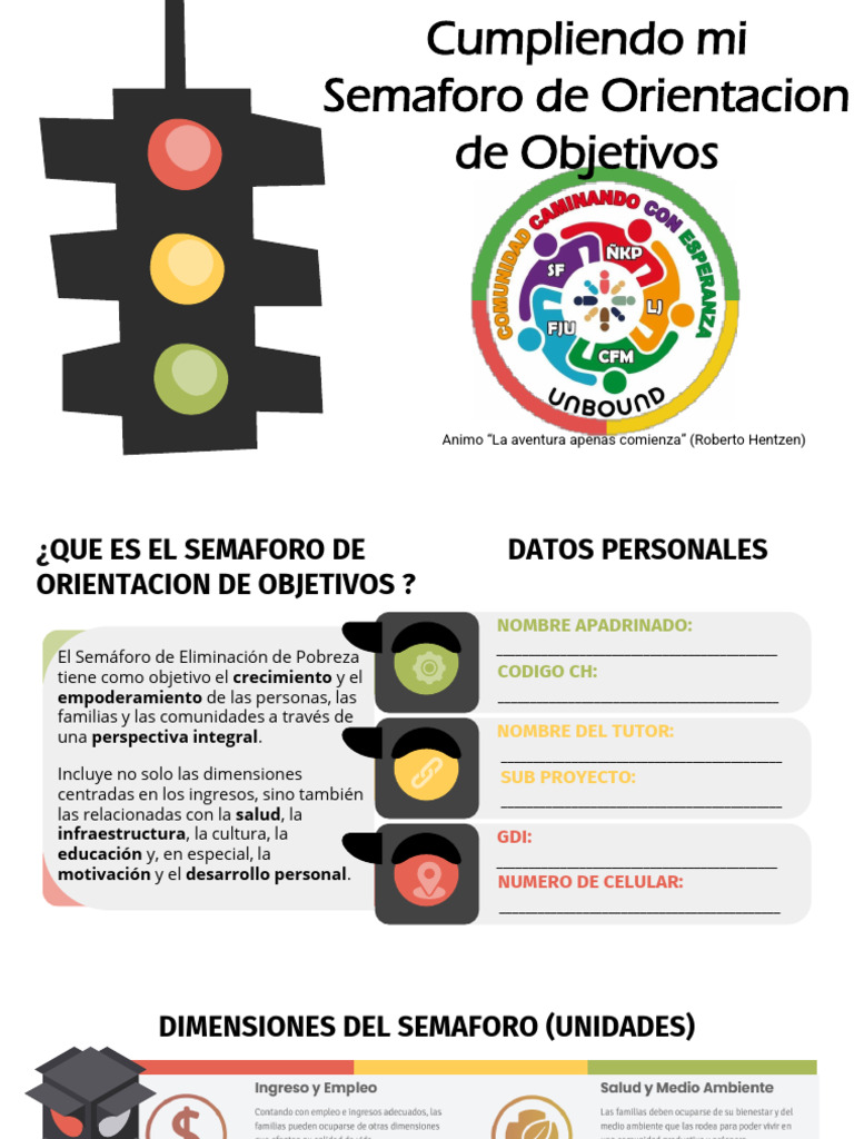 Semáforo de Objetivos: Guía de Seguimiento | PDF