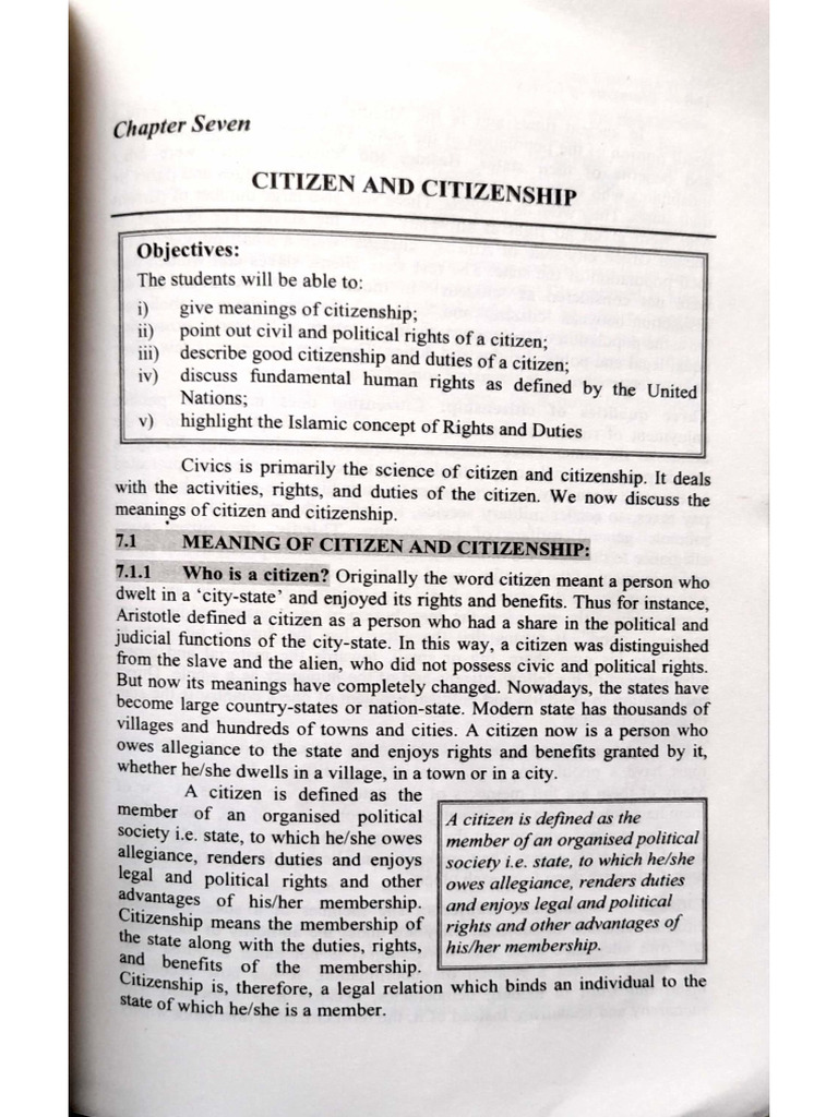 C 2 Citizenship | PDF