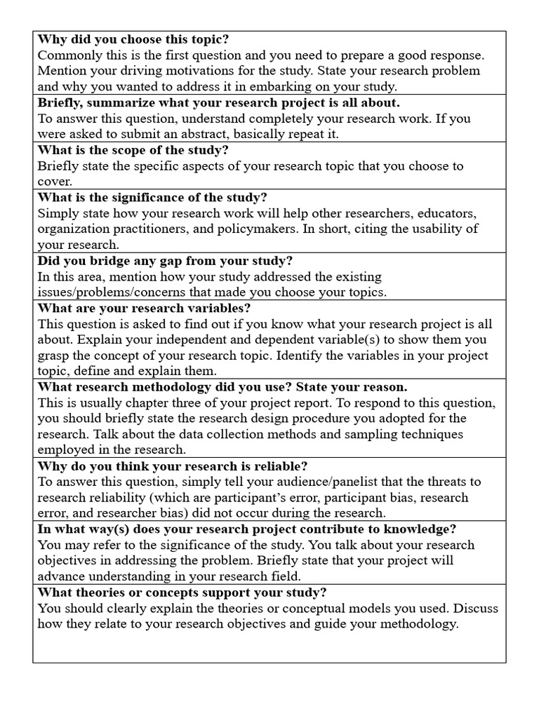 Research Methodology and Findings Overview | PDF | Methodology | Hypothesis