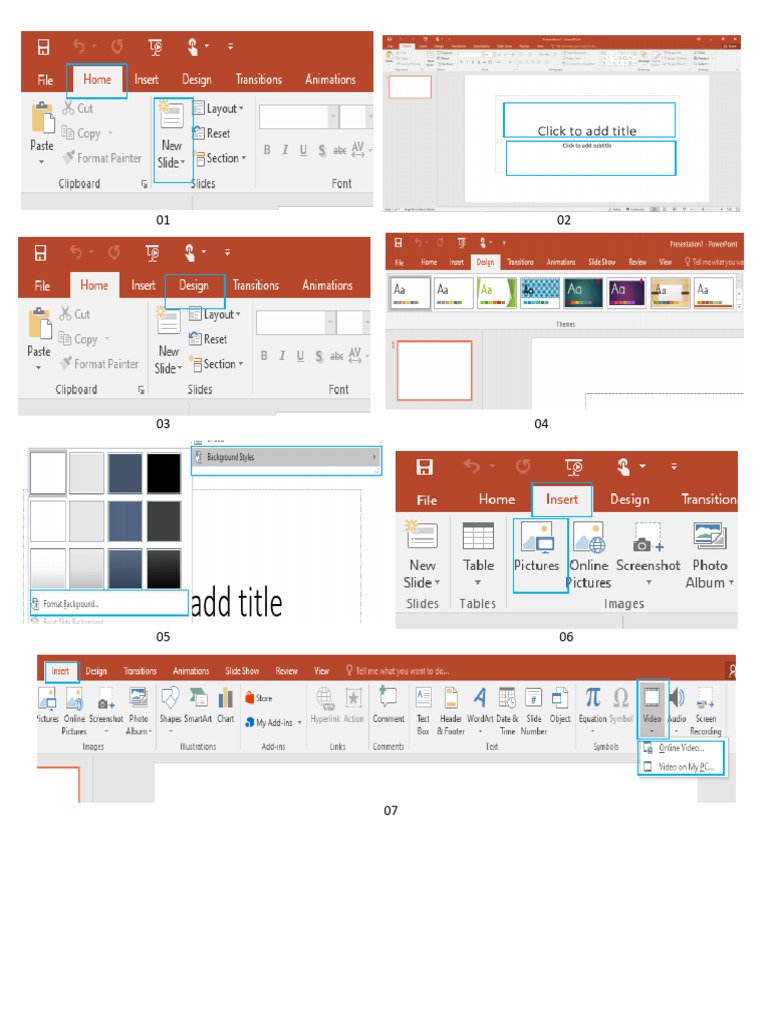 ICT Powerpoint Practical | PDF